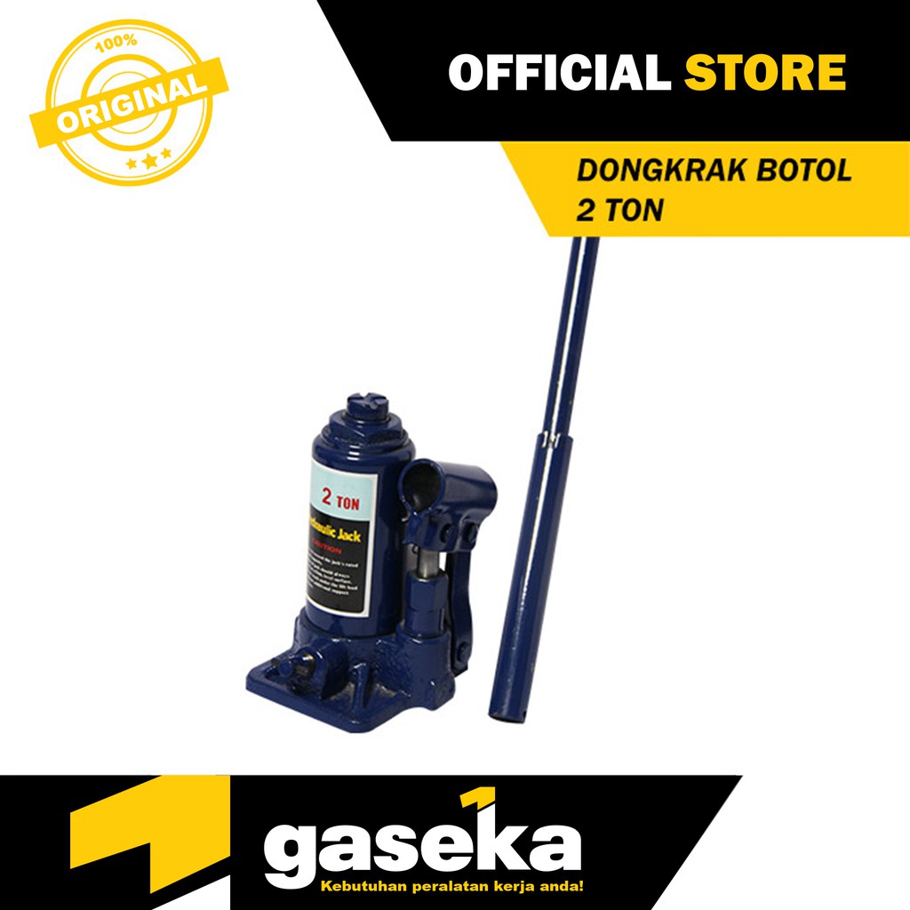 Jual DONGKRAK BOTOL 2 TON / DONGKRAK HIDROLIK / HYDRAULIC BOTTLE JACK ...