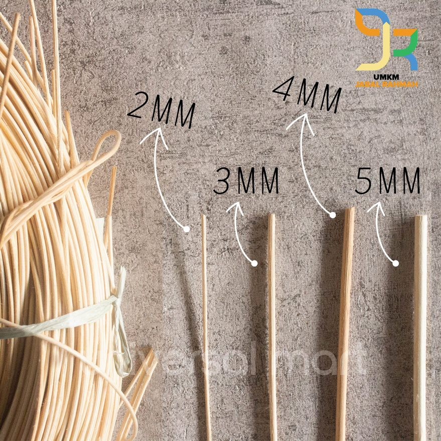 Jual Bahan Rotan Pitrit Kerajinan Tangan Panjang Diameter Bervariasi ...