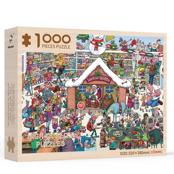 Jual 1000 PCS HIGH QUALITY WOODEN PUZZLE COMIC CARTOON WOODEN JIGSAW ...