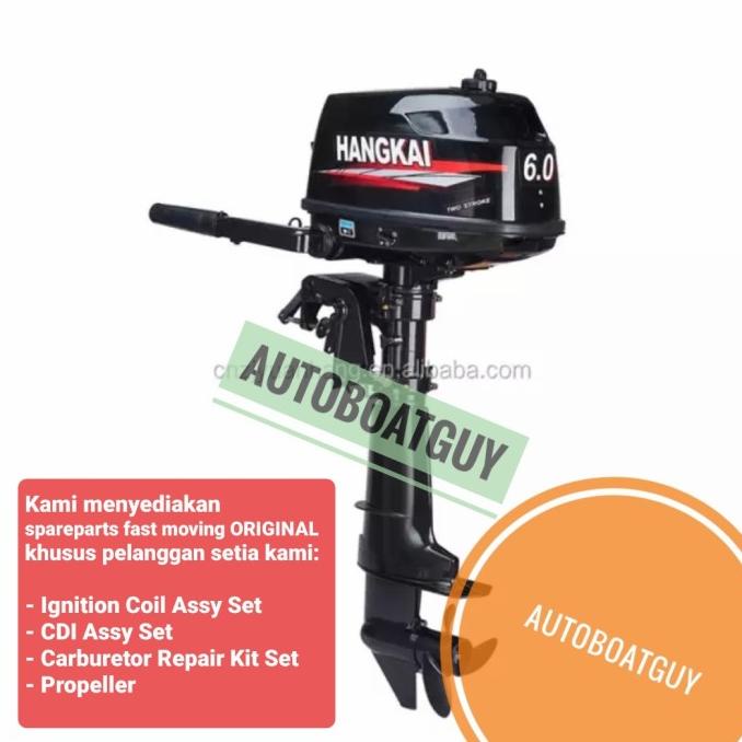 Jual Mesin Tempel Outboard Perahu Hangkai 6 Pk Hp Kompatibel Yamaha Parsun | Shopee Indonesia