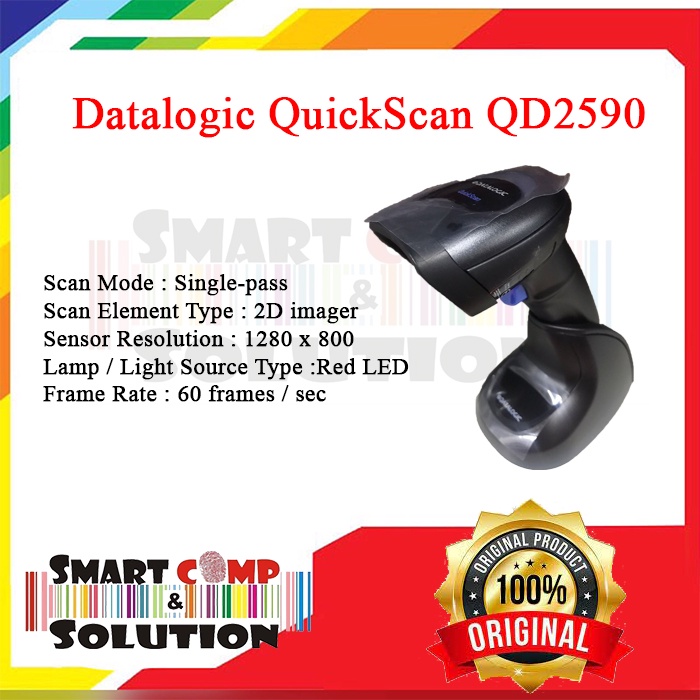 Jual SCANNER BARCODE DATALOGIC QD2590 / QD-2590 2D pengganti QD2430 ...