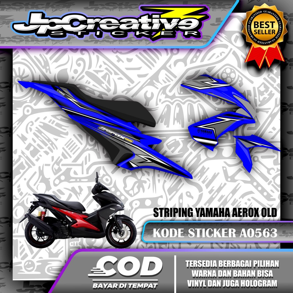 Jual STICKER AEROX OLD SEMI DECAL BONUS LAMINASI | Shopee Indonesia