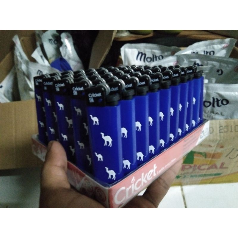 Jual Korek Gas Cricket Original 5 box Besar | Shopee Indonesia