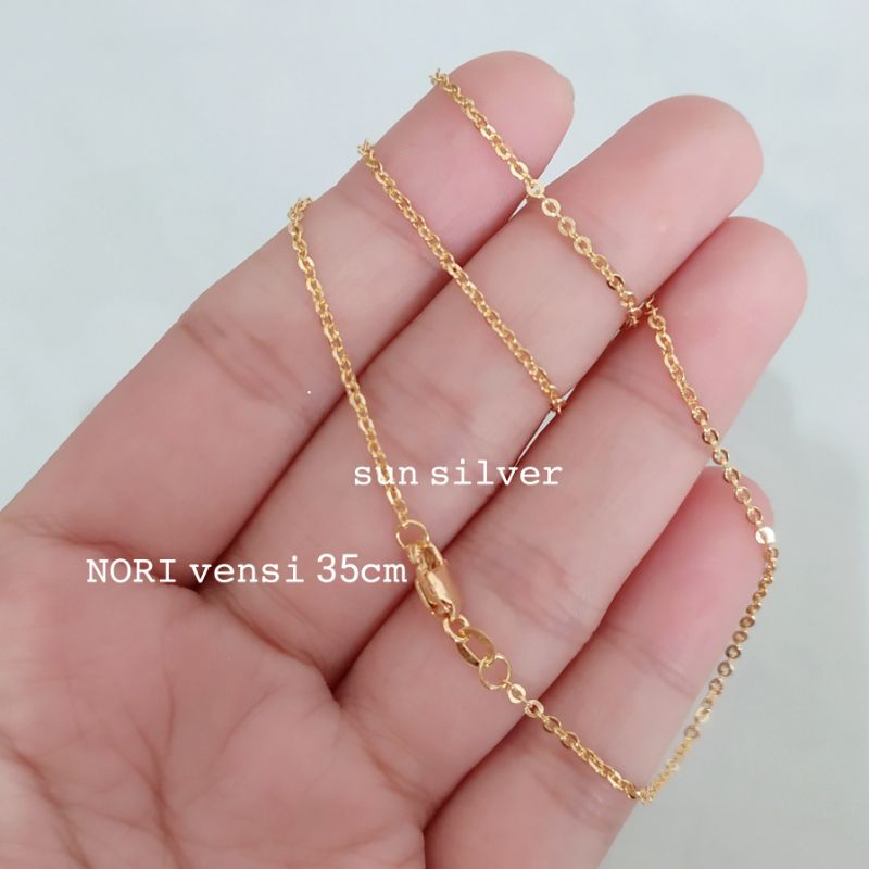 Jual KALUNG ANAK GOLD PERAK ASLI 925 LAPIS MAS PUTIH | Shopee Indonesia