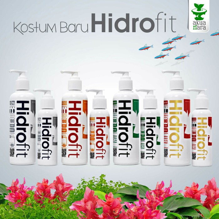 Jual Hidrofit Series - pupuk cair makro mikro fe kalium aquascape 250ml ...
