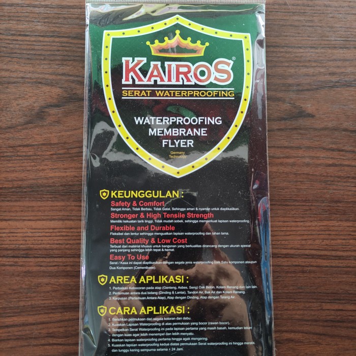 Jual serat waterproofing KAIROS - kasa aquaproof - serat fiber tisu ...