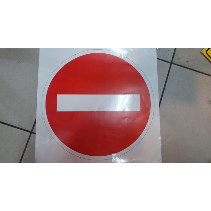 Jual Cuci Gudang Sign Label Sticker Rambu Perboden Dim 30X30Cm K3 Rambu ...