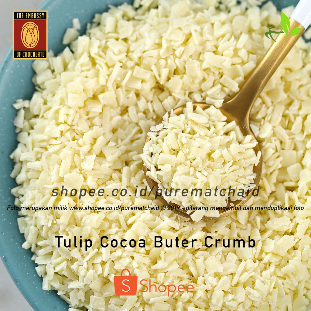 Jual Tulip Cocoa Butter Crumb 1kg Repack Lemak Cacao Murni Butter ...