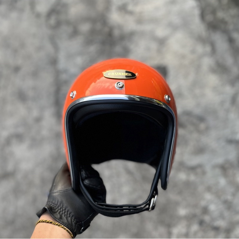 Jual Helm TX500 Slimhead Orange Glossy / Helm custom by @crushercustoms ...