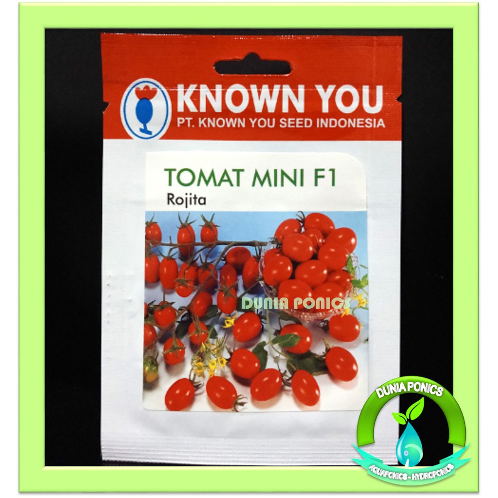 Jual 1 Pack Benih Tomat Cherry TOMAT MINI F1 ROJITA Known You Seed Kemasan Asli 45 Butir /Seeds ...