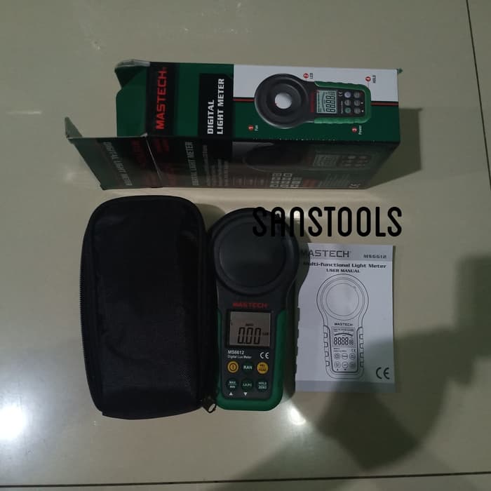 Jual MASTECH MS6612 DIGITAL LIGHT LUX METER UP TO 200,000LUX ASLI ...