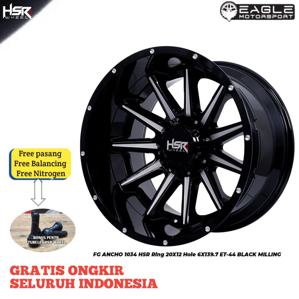 Jual Velg Mobil PAJERO FORTUNER HILUX DMAX COLORADO TRITON HSR FG ANCHO ...