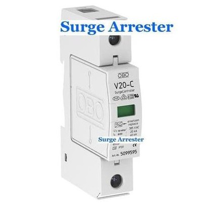 Jual Surge Arrester OBO V20-C 1 phase / Surge Arrester OBO 1P V20-C ...