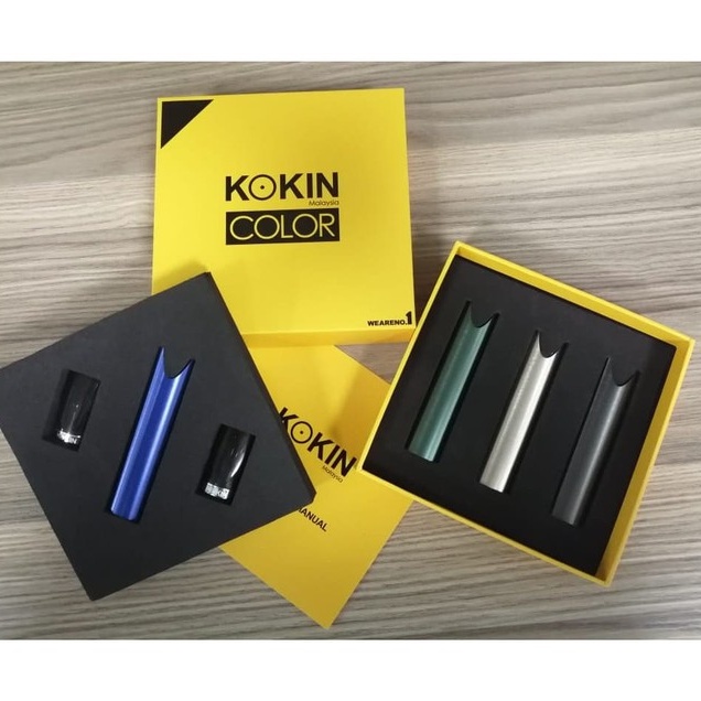 Jual ROKOK ELEKTRIK KOKIN POD KIT 1 SET DAPET 4 WARNA | Shopee Indonesia