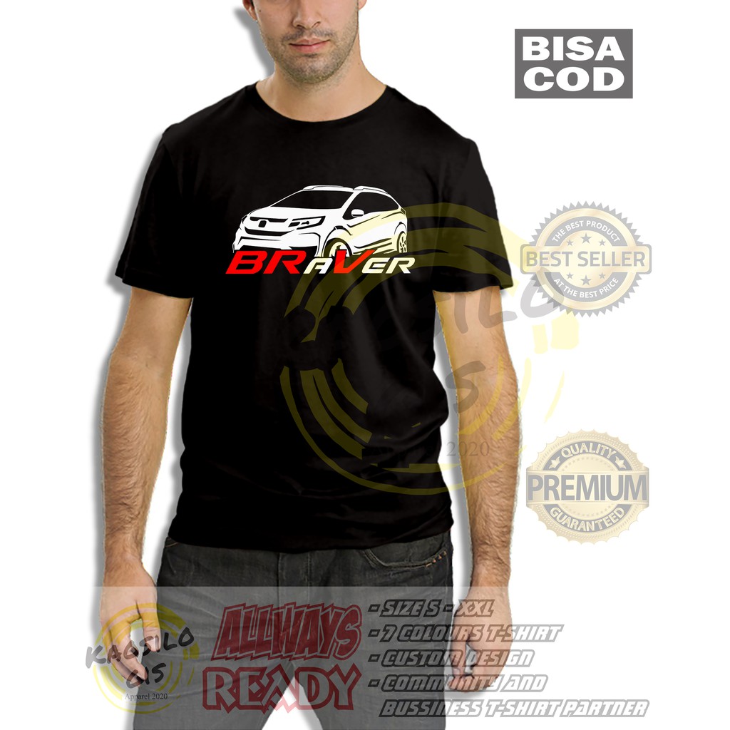 Jual Kaos Honda BRV BRAVER BR-V keren Otomotif - Kaosilogis | Shopee Indonesia