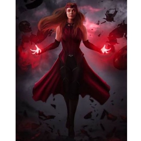 Jual Scarlet witch demon cosplay costume avengers Wanda Vision kostum ...