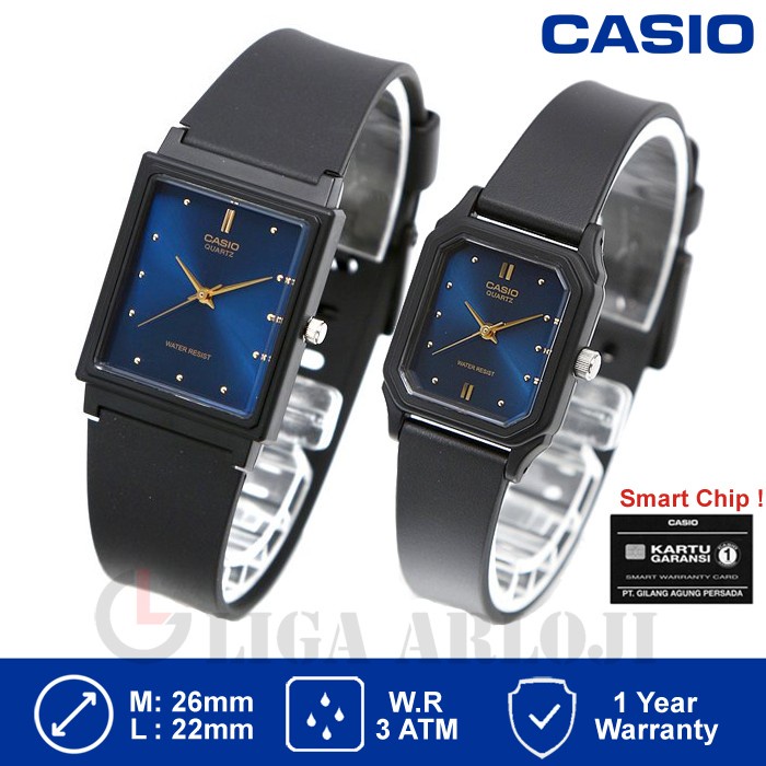 Jual Promo Original CASIO MQ-38-2ADF & LQ-142E-2ADF Jam Tangan Analog Couple / Pasangan | Shopee ...