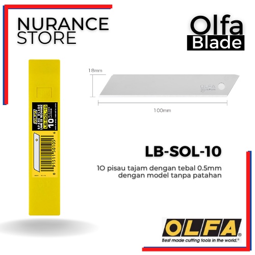 Jual REFILL CUTTER OLFA LB-SOL-10 | Shopee Indonesia