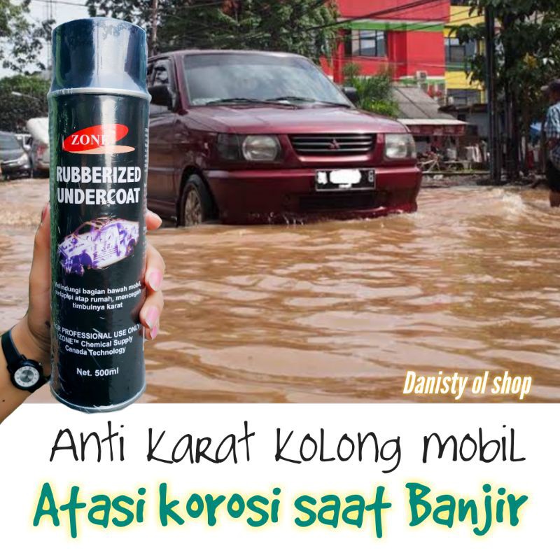 Jual anti karat air hujan kolong mobil undercoat rubberized 500 mili ...