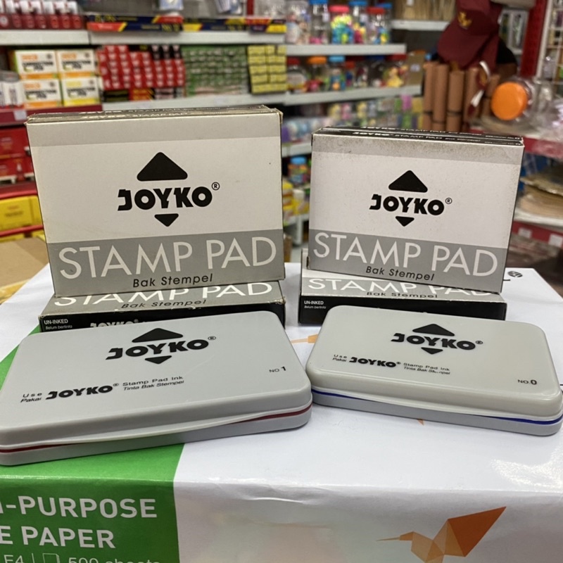 Jual STAMP PAD JOYKO NO. 0 1 / stempel tanpa tinta / bak stempel Joyko ...