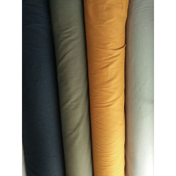 Jual BAHAN /KAIN PURE LINEN POLOS LEBAR 140CM | Shopee Indonesia