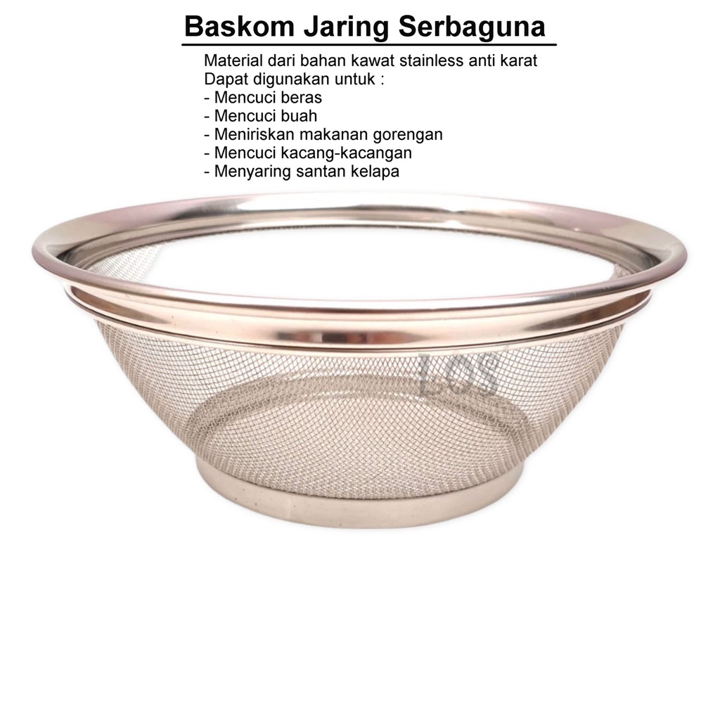 Jual Saringan Multifungsi Cuci Sayur - BASKOM JARING Serbaguna - Cuci ...