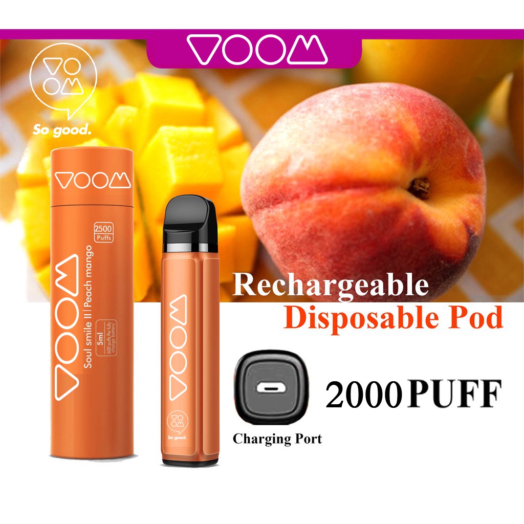Jual [COD]Voom Mood Elektrik Vapee Pood Vapoor Sekali Pakai Bisa Di ...