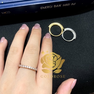 Jual Cincin Listing Titanium model Cincin Tumpuk BV2 Lapis Emas 18k ANTI KARAT perhiasan crystal ...