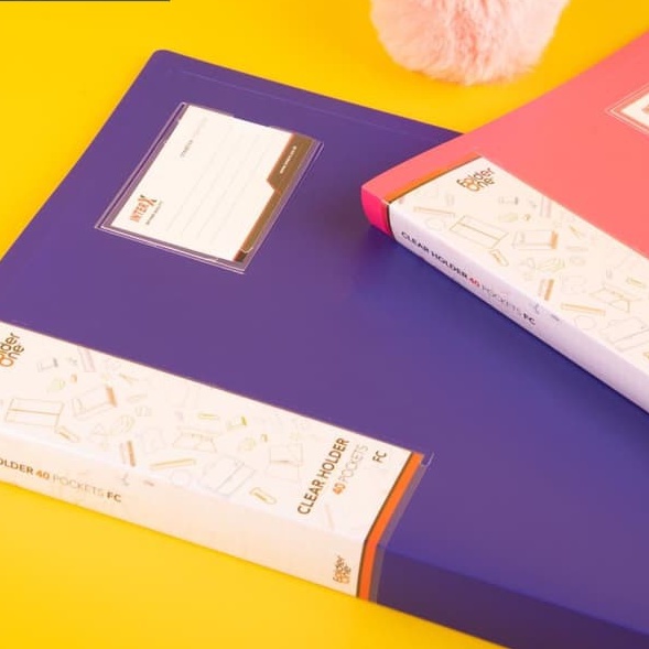 Jual Clear Holder isi 20, 40, 60, 80, 100 Ukuran F4 / File Holder Folio ...