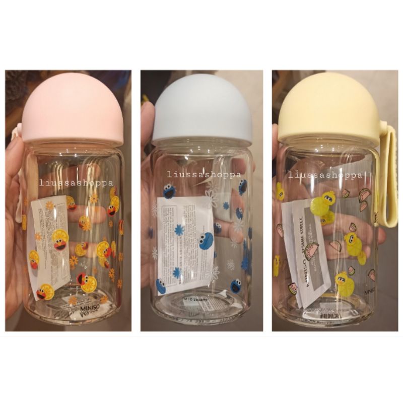 Jual Botol Minum Miniso - Sesame Street 360ml | Shopee Indonesia
