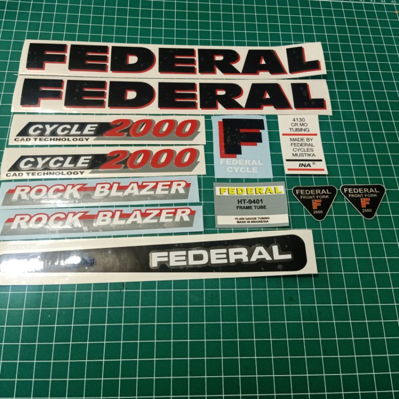 Jual stiker sepeda federal rock blazer | Shopee Indonesia