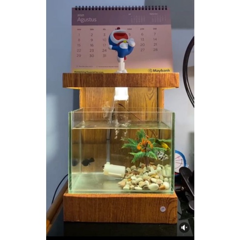 Jual display kabinet akuarium aquascape ikan hias ikan cupang mewah ...