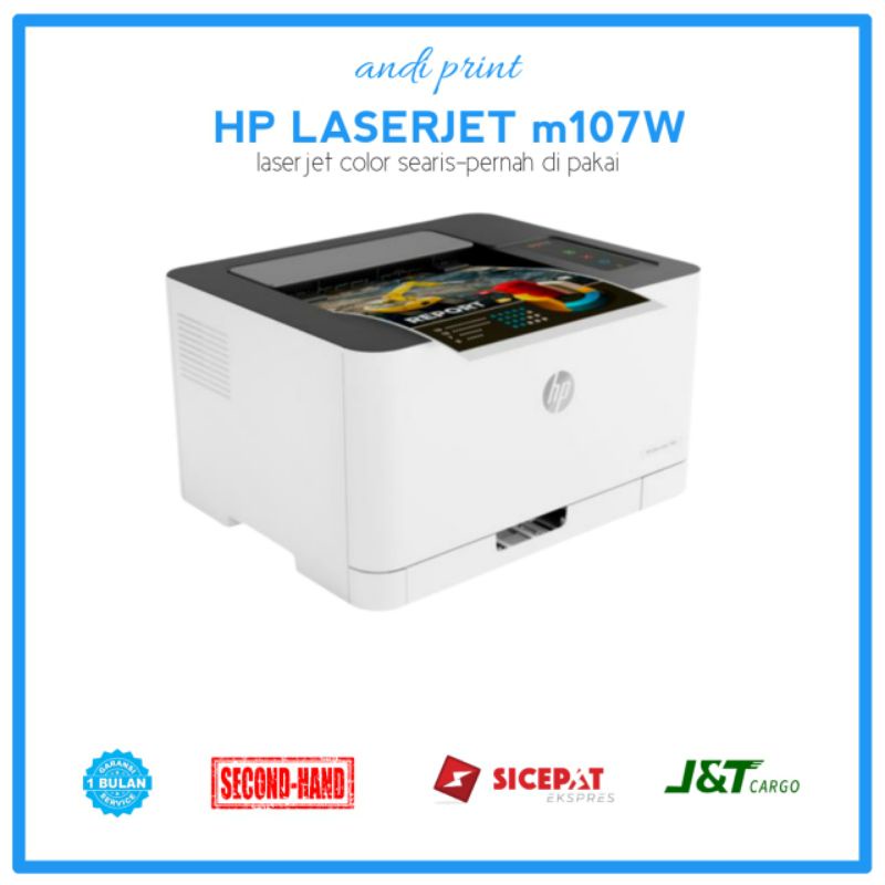 Jual PRINTER HP LASERJET M107W Printer Monochrome WIFI siap pakai ...
