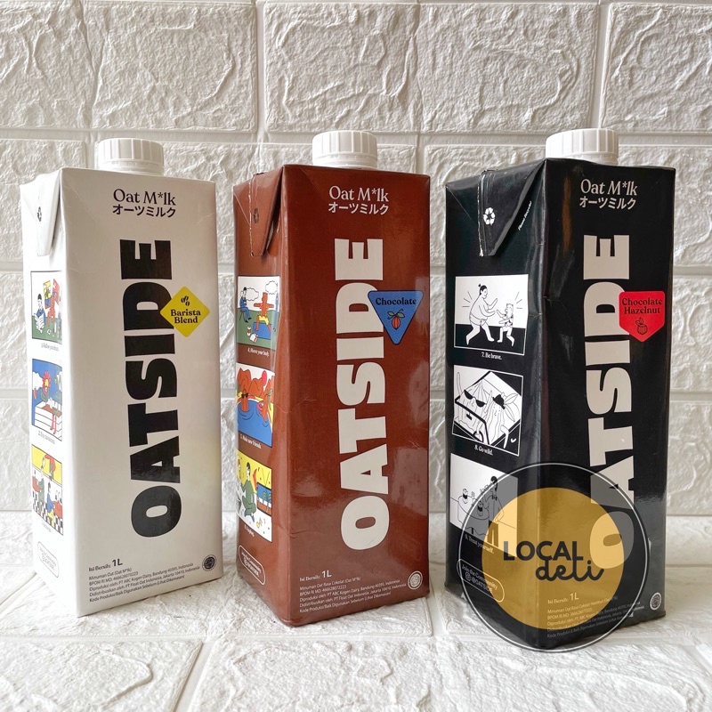 Jual Oatside Oatmilk 1L Barista Blend / Chocolate Hazelnut / Chocolate ...