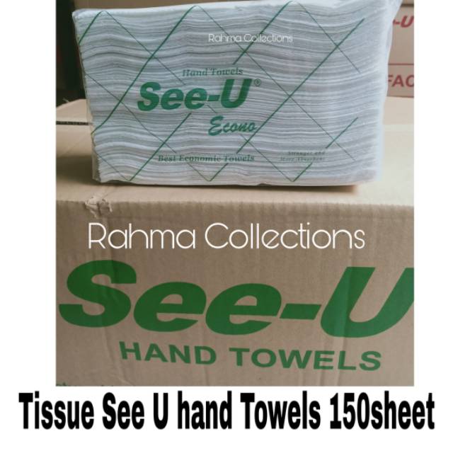 Jual Tissue SEE-U Hand Towel 150 Sheet | Shopee Indonesia