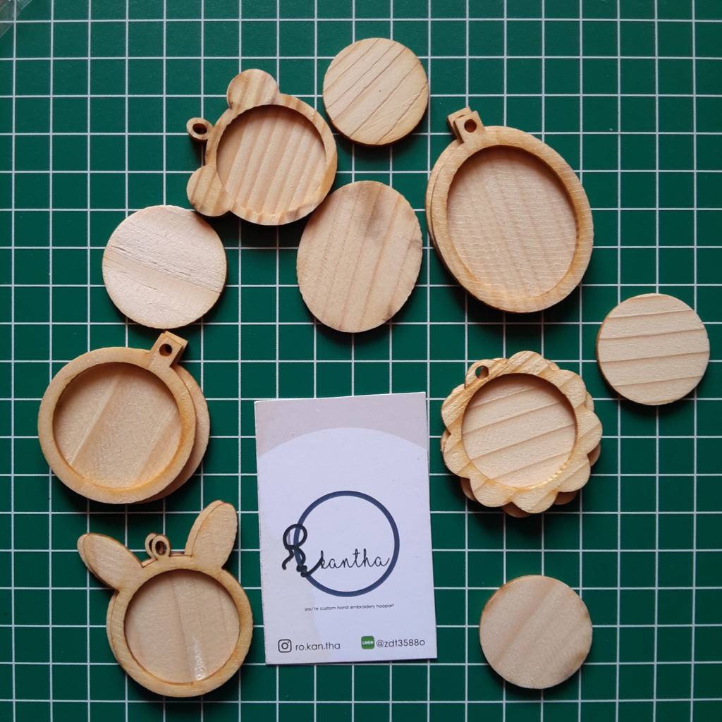 Jual Cangkang Mini Hoop Kayu Jati Belanda untuk DIY Sulaman - hoop ...
