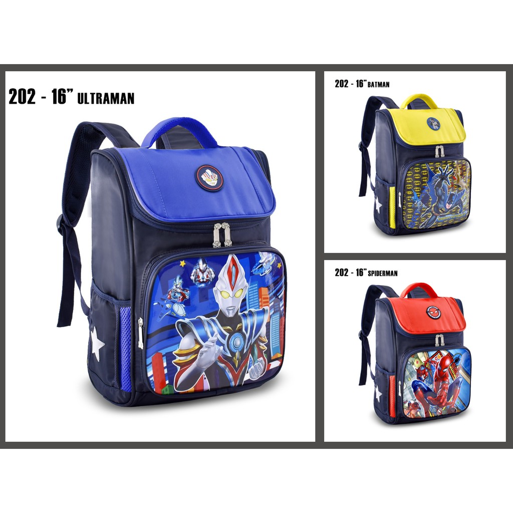 Jual (TGS) Tas Anak Sekolah 202-16 Ransel Backpack Tas Ransel Cowok ...