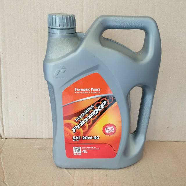 Jual 1 Galon Oli PERTAMINA PRIMA XP SAE 20w-50 (4 Liter) | Shopee Indonesia
