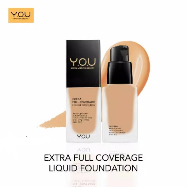 Jual You Liquid Foundation 20ml Extra Full Coverage | Shopee Indonesia
