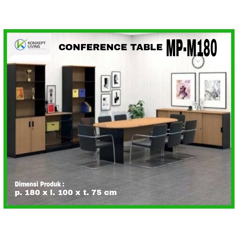 Jual Expo - Meja Meeting Oval Seri MP M180 - Meja Rapat Karyawan ...