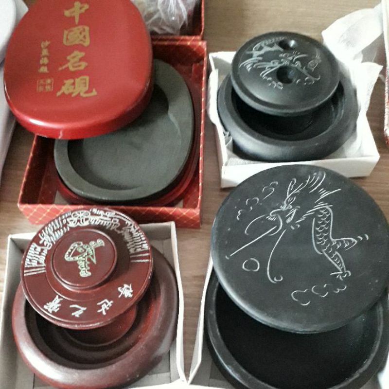 Jual Bak tinta batu, wadah tinta , 石料砚台 Yan tai batu | Shopee Indonesia