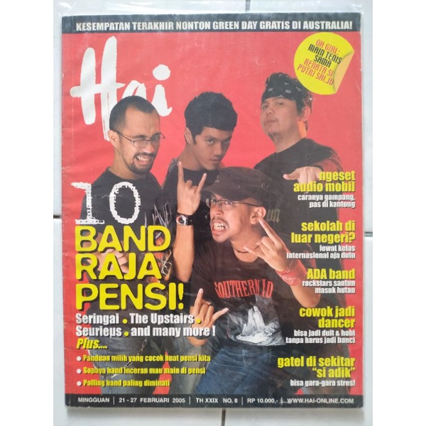 Jual majalah hai cover seringai era album High Octane Rock | Shopee ... Jual majalah hai cover seringai era album High Octane Rock | Shopee ...