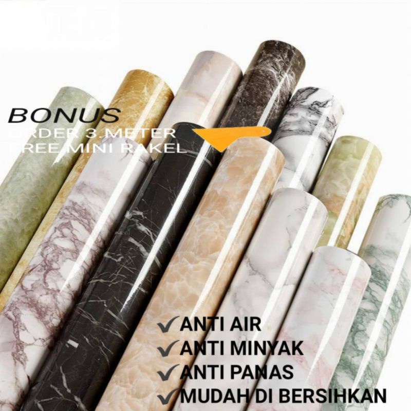 Jual Sticker Deco Sheet PVC Pelapis meja Furniture HPL Kayu Triplek ...