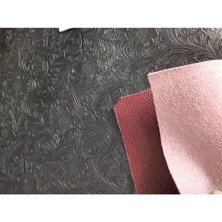 Jual Kulit Sapi asli Jenis Milled / Motif Jeruk Warna Merah Maroon ...