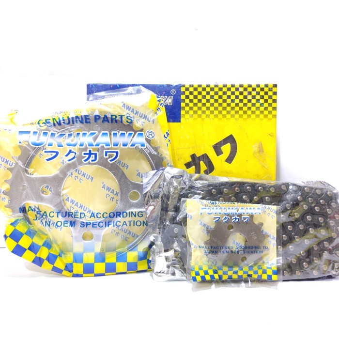 Jual GEARSET GIRSET CHAINKIT GEAR RANTAI CS1 SONIC 125 OEM JAPAN ...