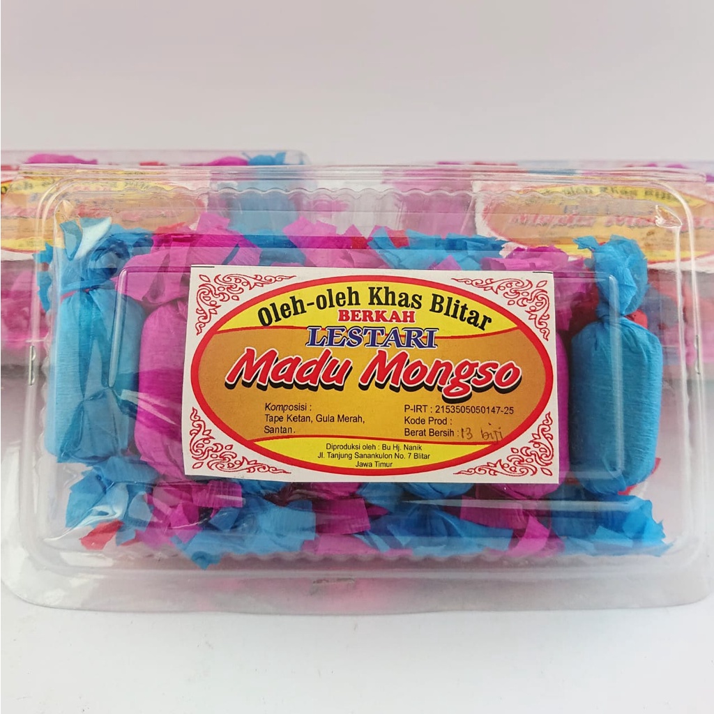 Jual Easrumart Jajan Madu Mongso Madumongso Berkah Lestari 13 jajanan khas Tradisional 160 gram ...