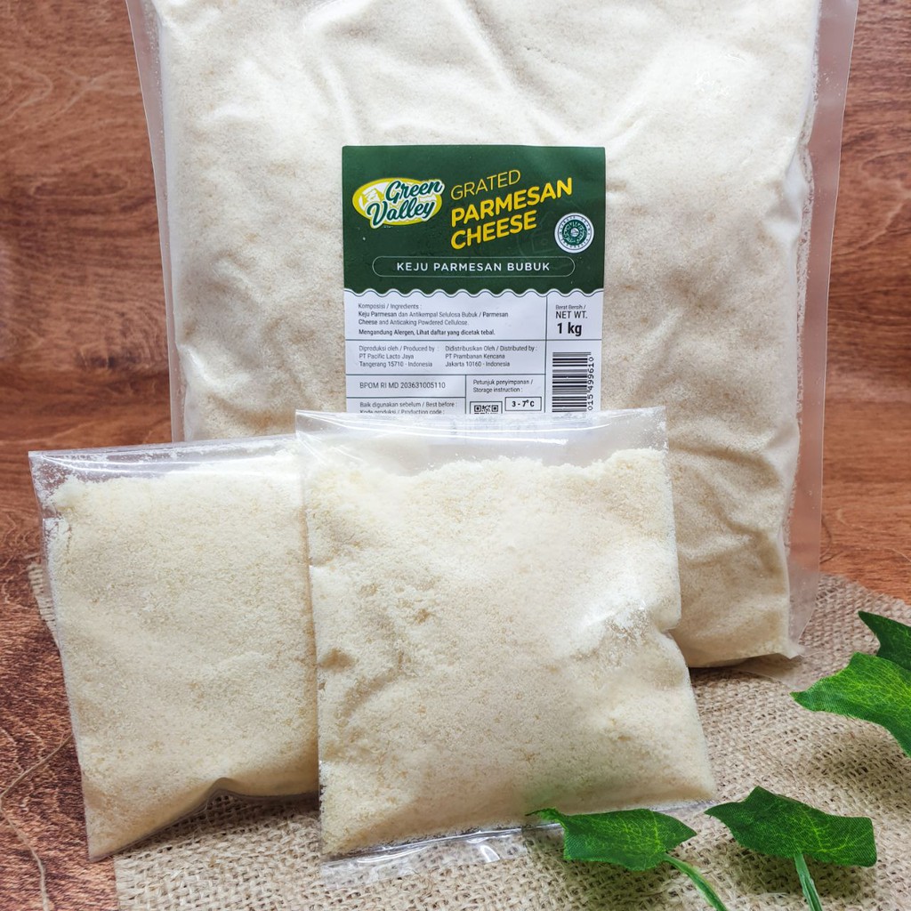Jual Green Valley Grated Parmesan Cheese Repack 50 G / 100 gr | Shopee ...