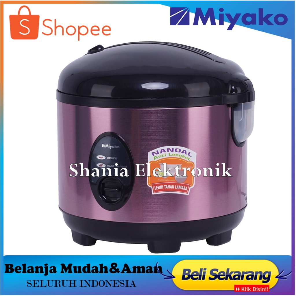 Jual Miyako Rice Cooker / Magic Warmer Plus 1.8 Liter MCM-508 SBC / MCM ...