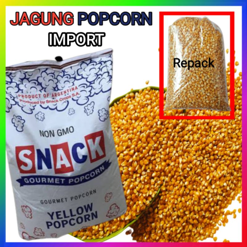 Jual Jagung Popcorn Mentah 1Kg Jagung Popcorn Import | Shopee Indonesia