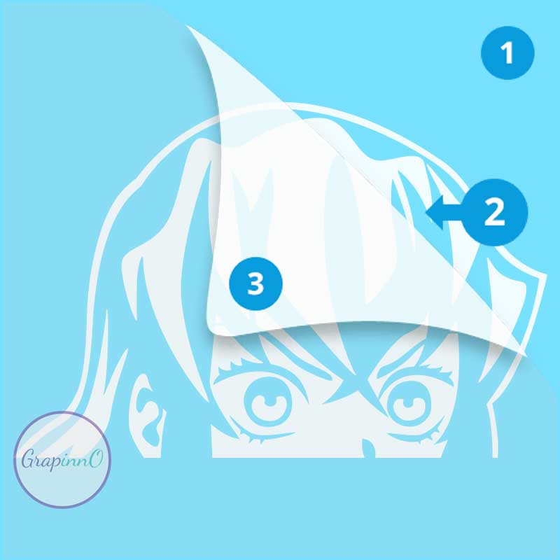 Jual Decal Sticker Demon Slayer Kimetsu no Yaiba Inosuke Peeker Stiker ...